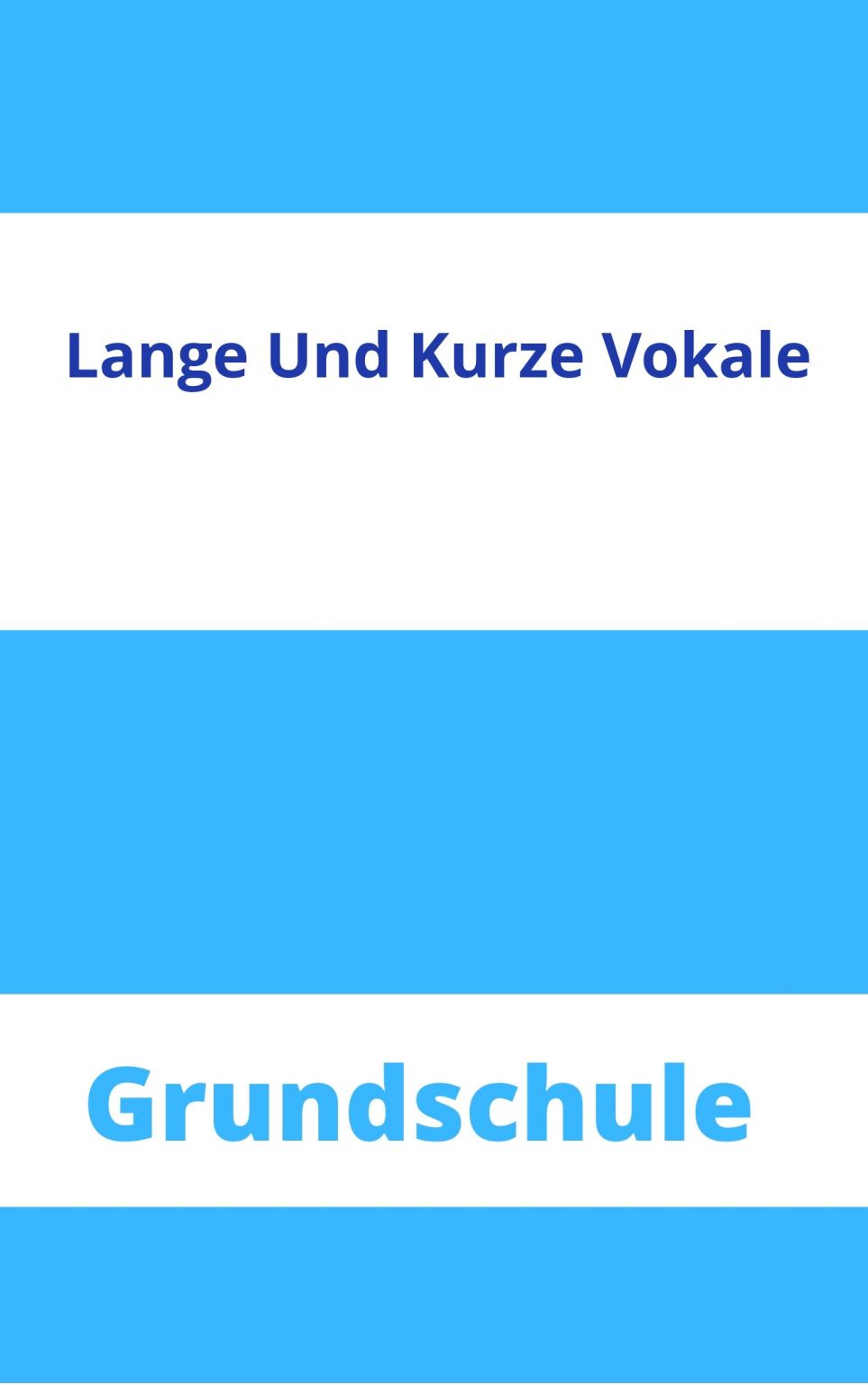 Vokale Grundschule Arbeitsblätter - Übungen